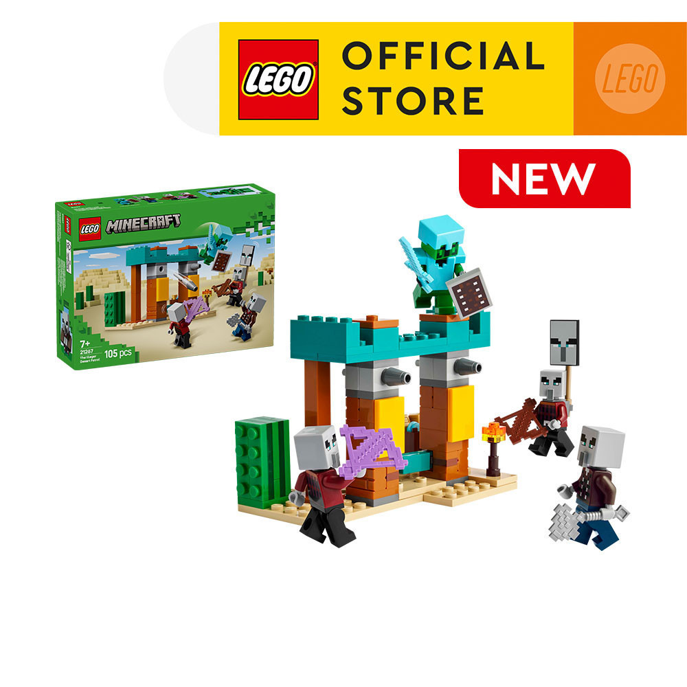 LEGO® Minecraft 21267 The Illager Desert Patrol, Age 7+, Building ...
