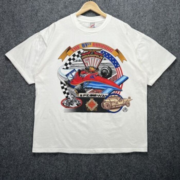 Vintage Formula 1 Shirt Mens XL White 90s Racing F1 Race Car 1996 Grand ...