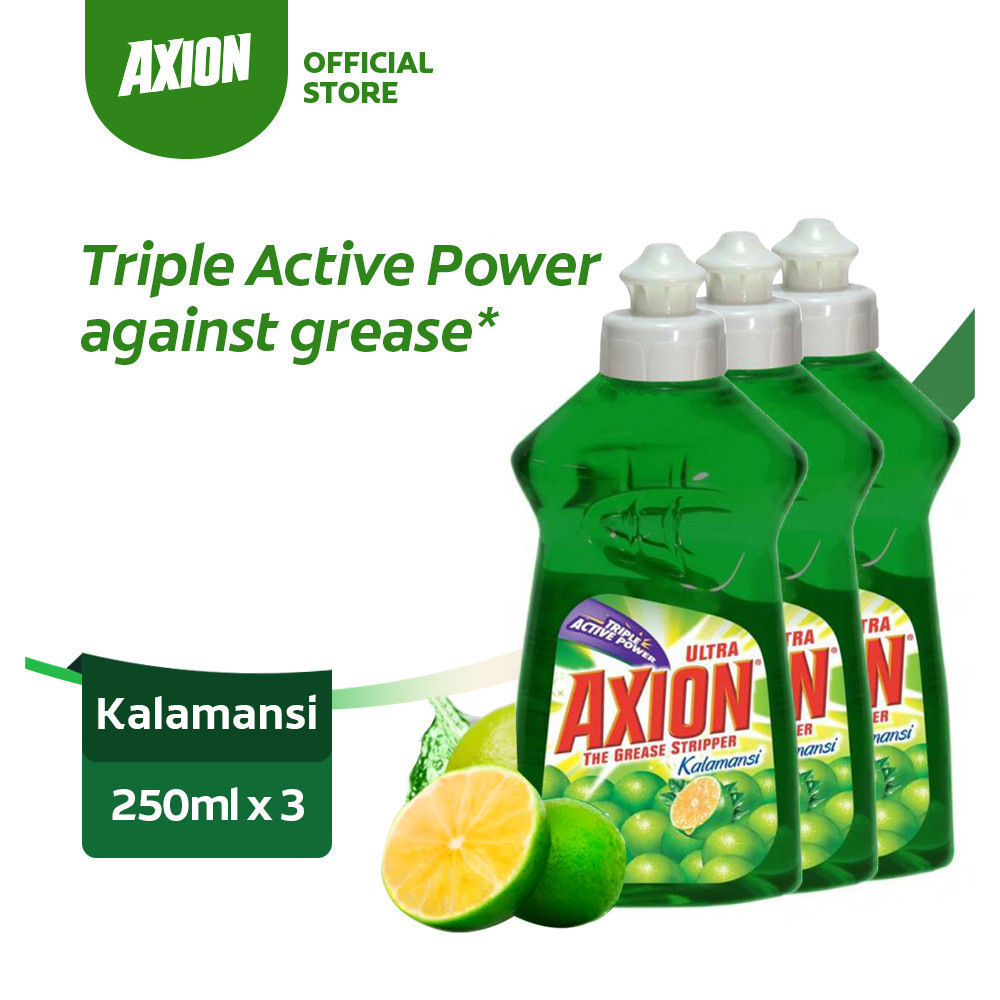 Axion Kalamansi Antibacterial Dishwashing Liquid with Triple Active ...