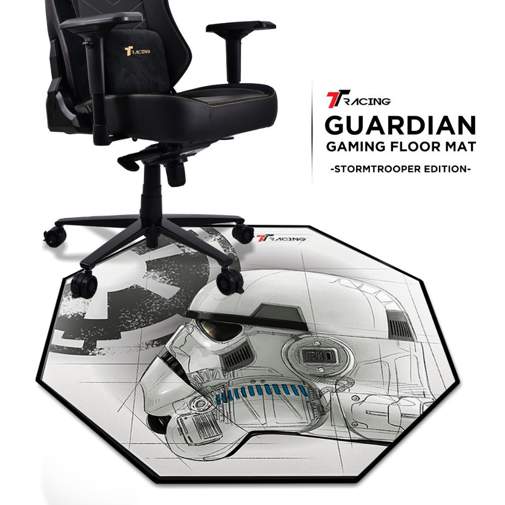 TTRacing Guardian - Stormtrooper Gaming Floorpad | Non-Slip Chair Mat ...