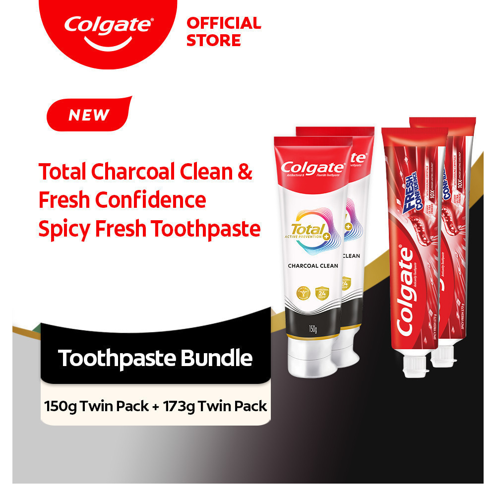 Colgate Fresh Confidence Spicy Fresh Toothpaste 173g Twin Pack ...