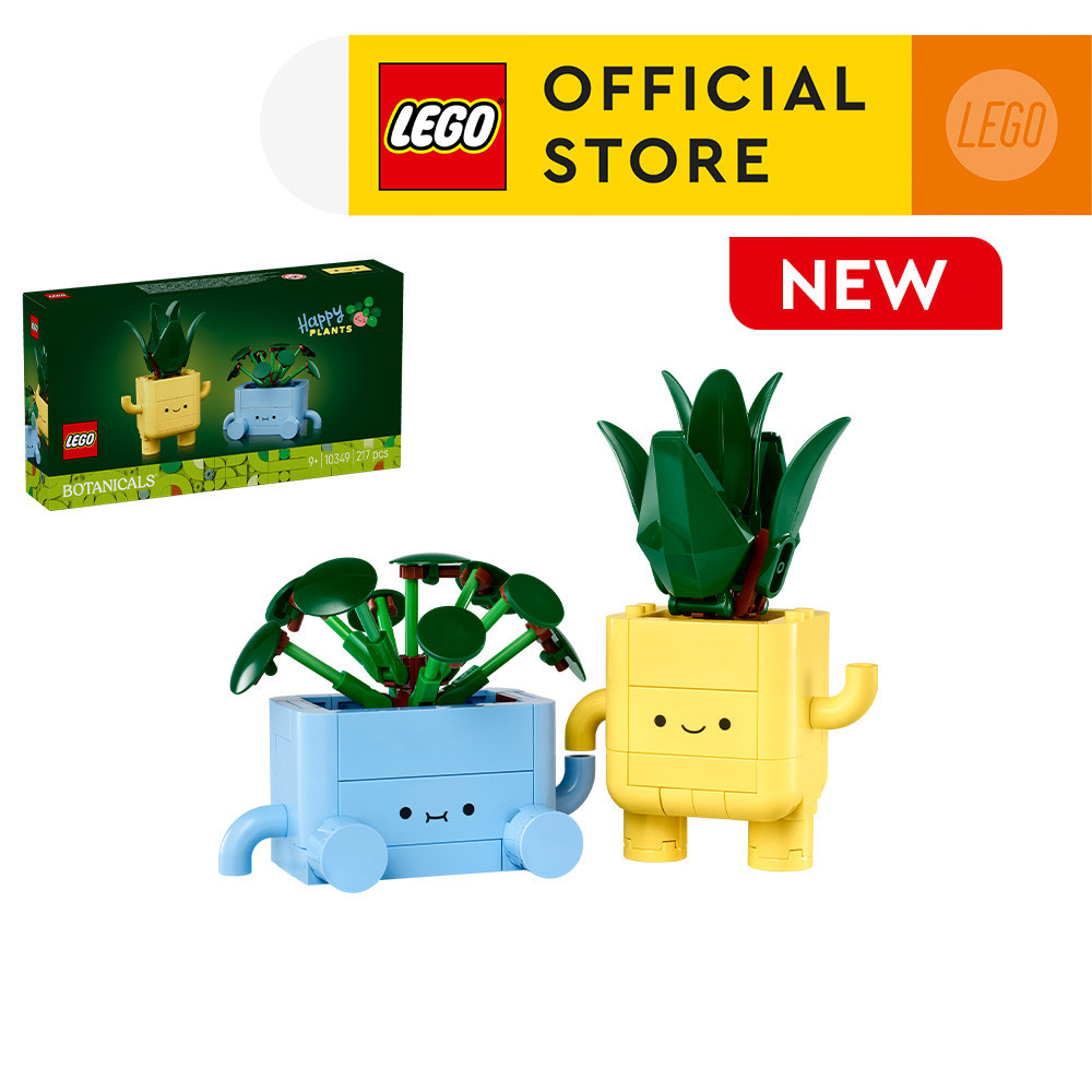 LEGO® Botanicals 10349 Happy Plants, Age 9+, Building Blocks, 2025 ...