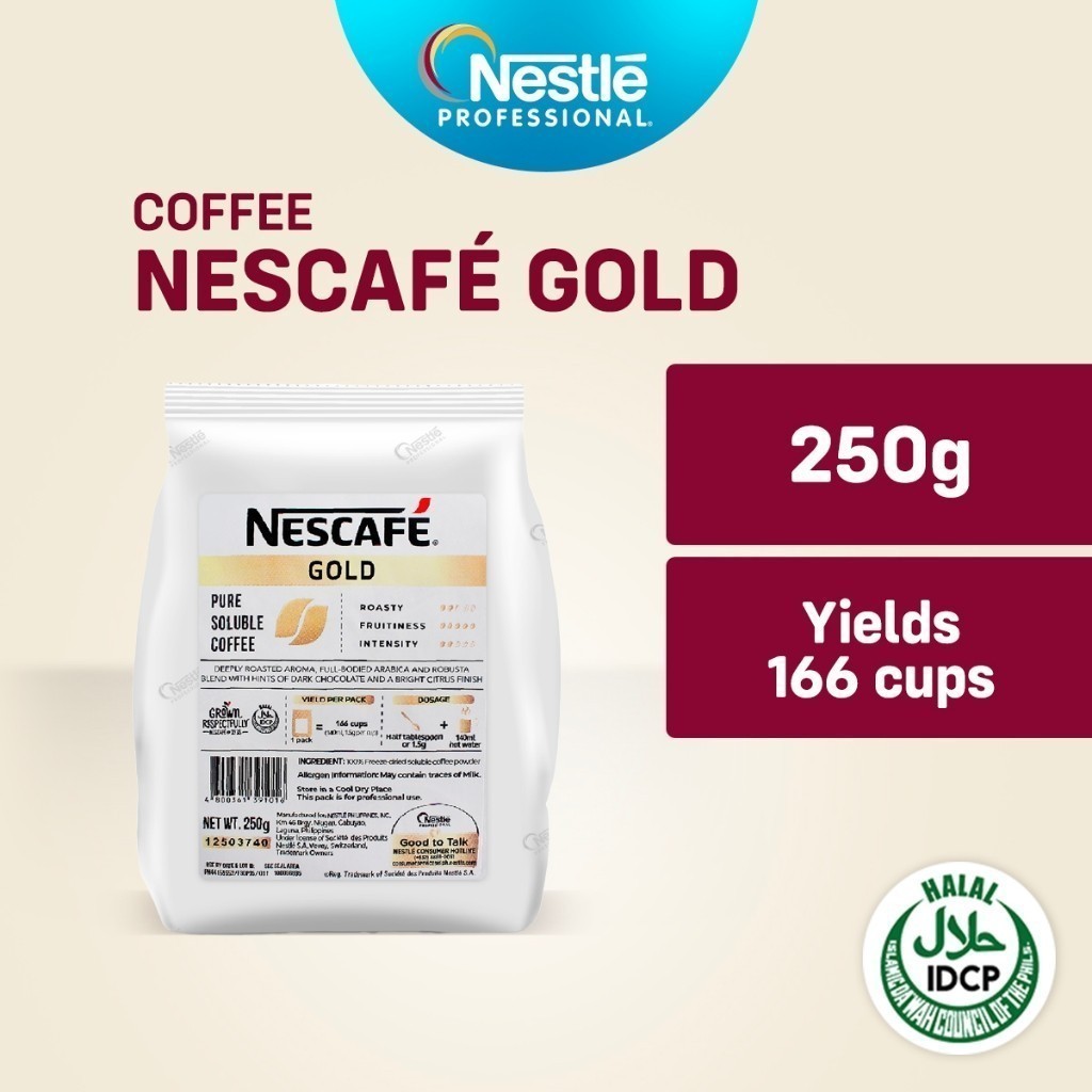Nescafe Gold Premium Instant Coffee 250g | Shopee Philippines