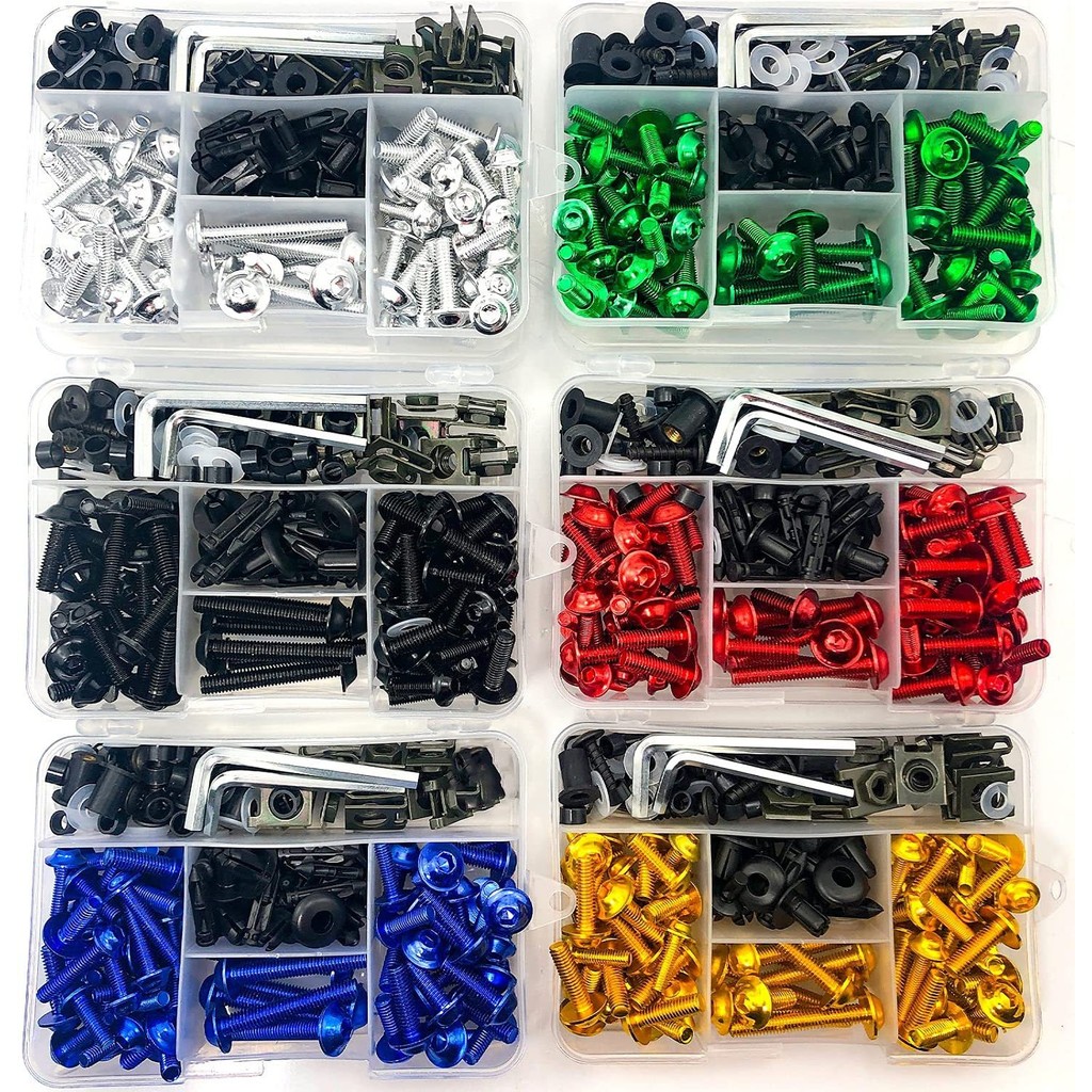 Colorful Horizon Motorcycle Shell Screws Self-Tapping Fairing Universal ...