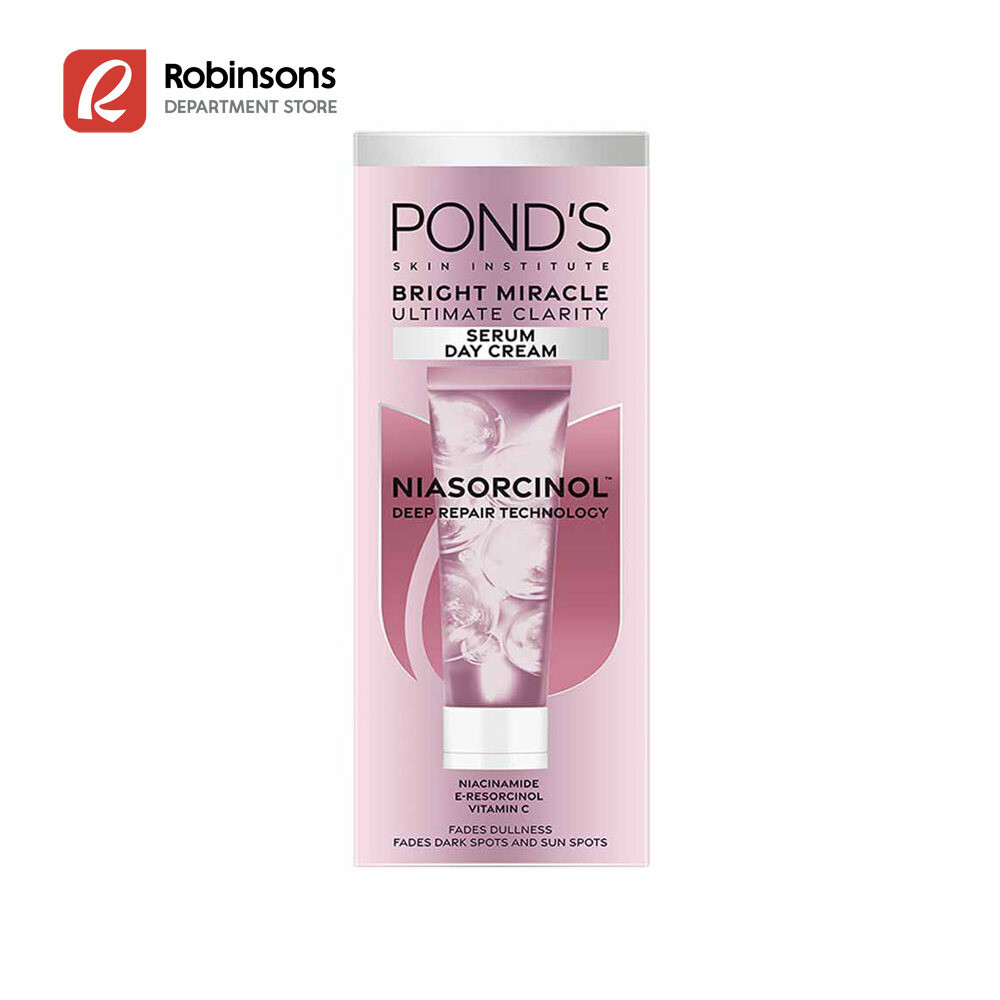 Pond's Bright Miracle Ultimate Clarity Niasorcinol Serum Day Cream 40g ...