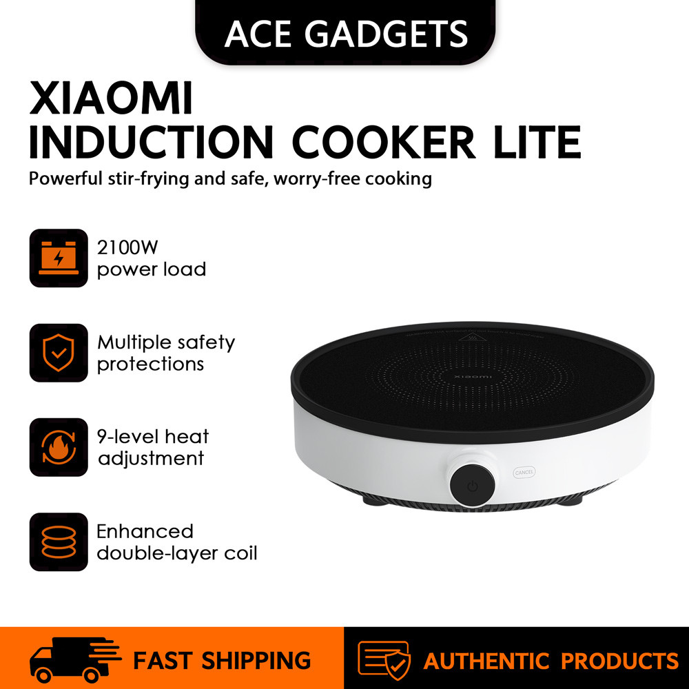 Global Version Xiaomi Induction Cooker Lite 2100w Precise Control Power ...