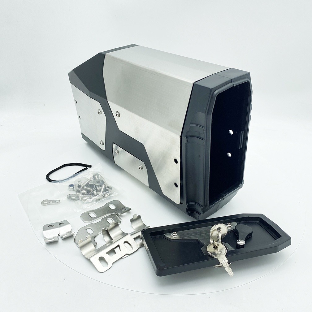 Realzion Motorcycle parts 4.2L Aluminum Modified Toolbox Side Rack Storage Box Common For BMW ...