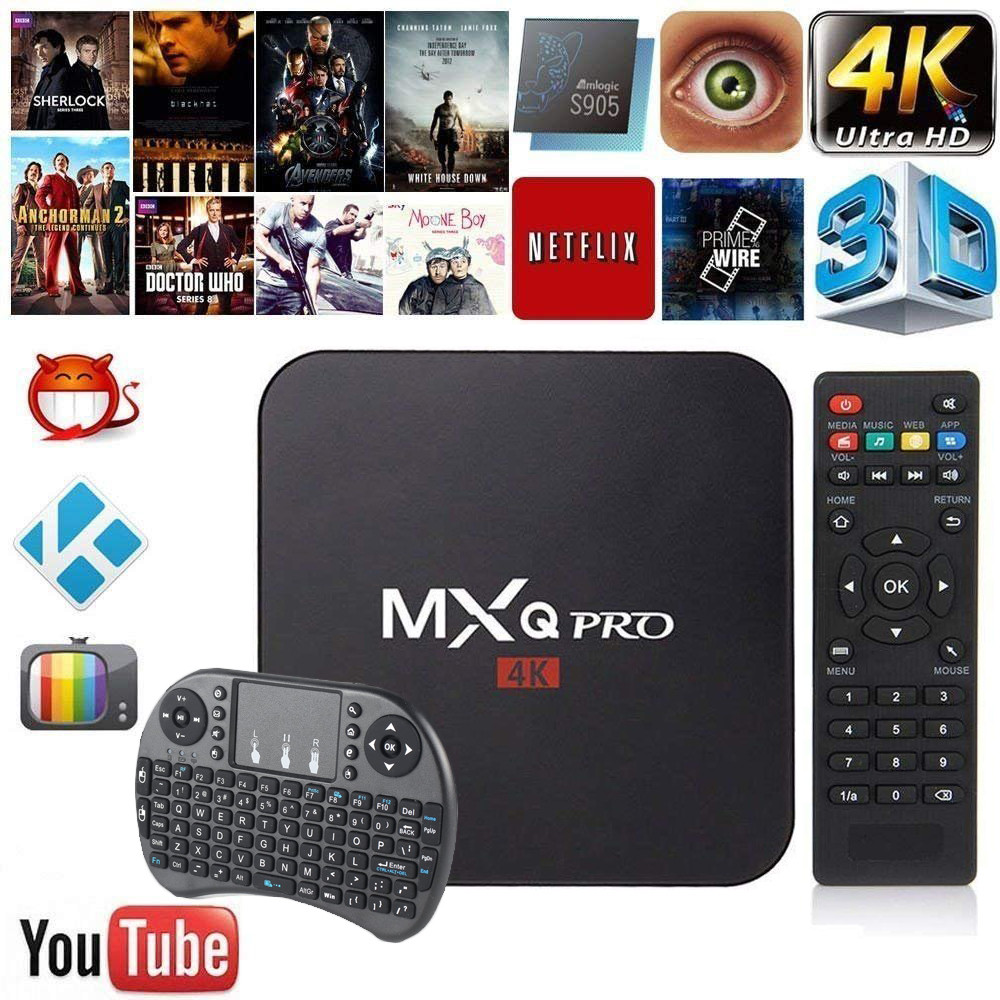 MX Q PRO 4K 5G TV Box With Keyboard 2020 Latest Version Android 10.1 4G ...