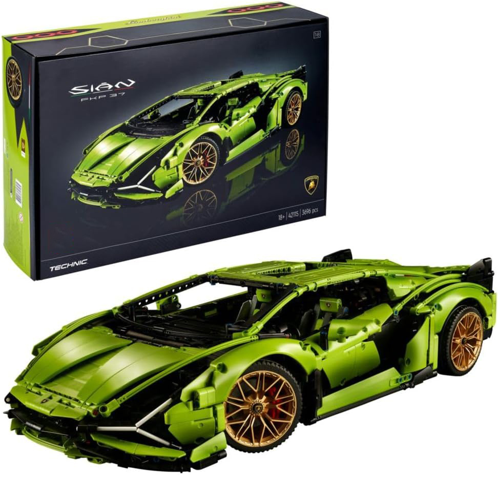 Lego Compatible Technic Lamborghini Sian FKP 37 Building Blocks ...