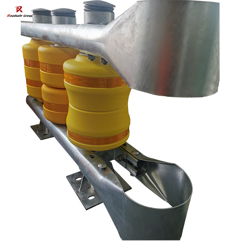 EVA/PU Foam Highway Safety Guardrail Anti-collision Proof Roller ...