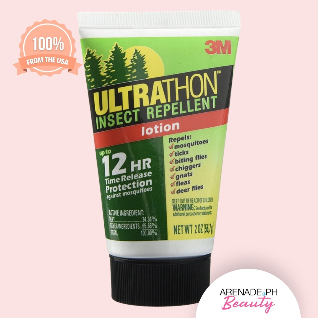 3M Ultrathon Insect Repellent Lotion, 12HR Protection (2 oz) | Shopee ...