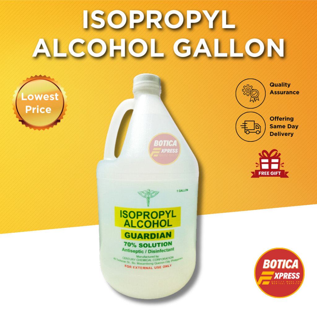 Guardian Isopropyl Alcohol 70% Gallon | Shopee Philippines