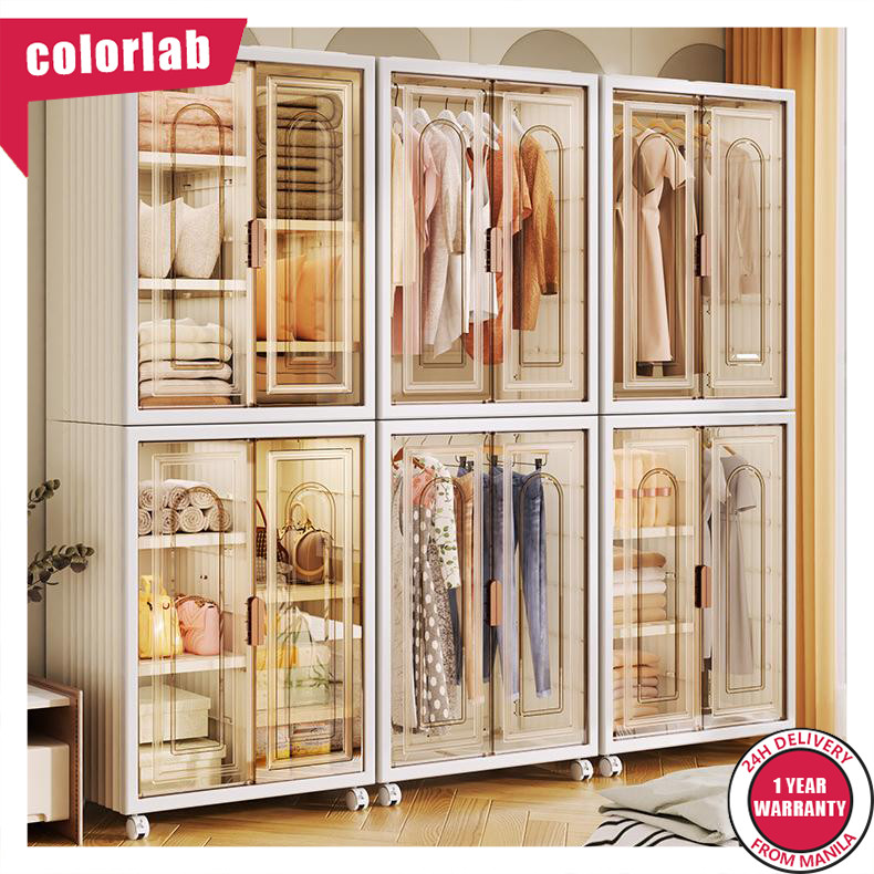 Colorlab Children's Foldable Clothes Storage Cabinet Organizers For ...