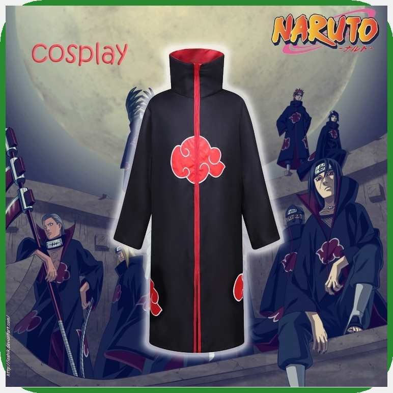 Naruto Nm Costume In Akatsuki Bp Cloak F G Cosplay Q R Sasuke X Uchiha