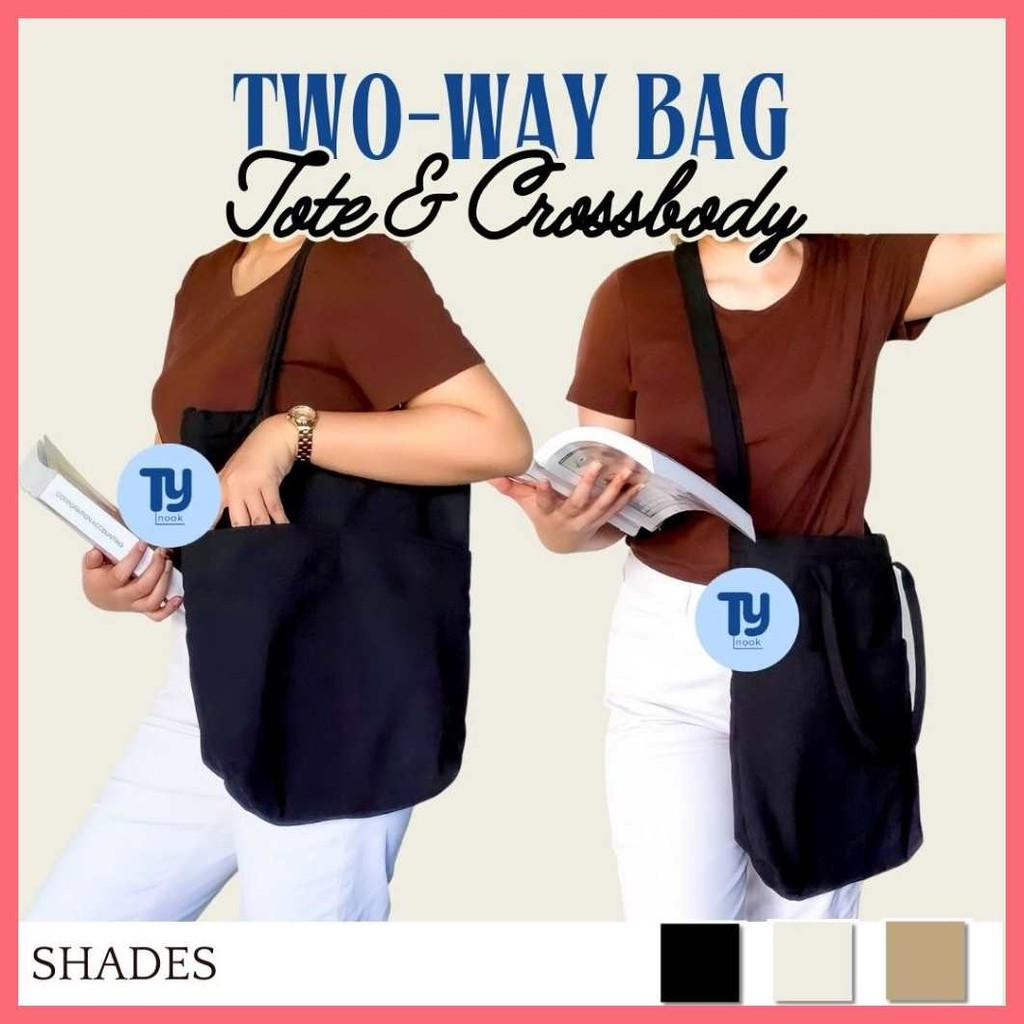 Two-Way>Ua;Bag+F@A@by@U+o@D+TY@HR b+Nook Tote Bag | Shopee Philippines