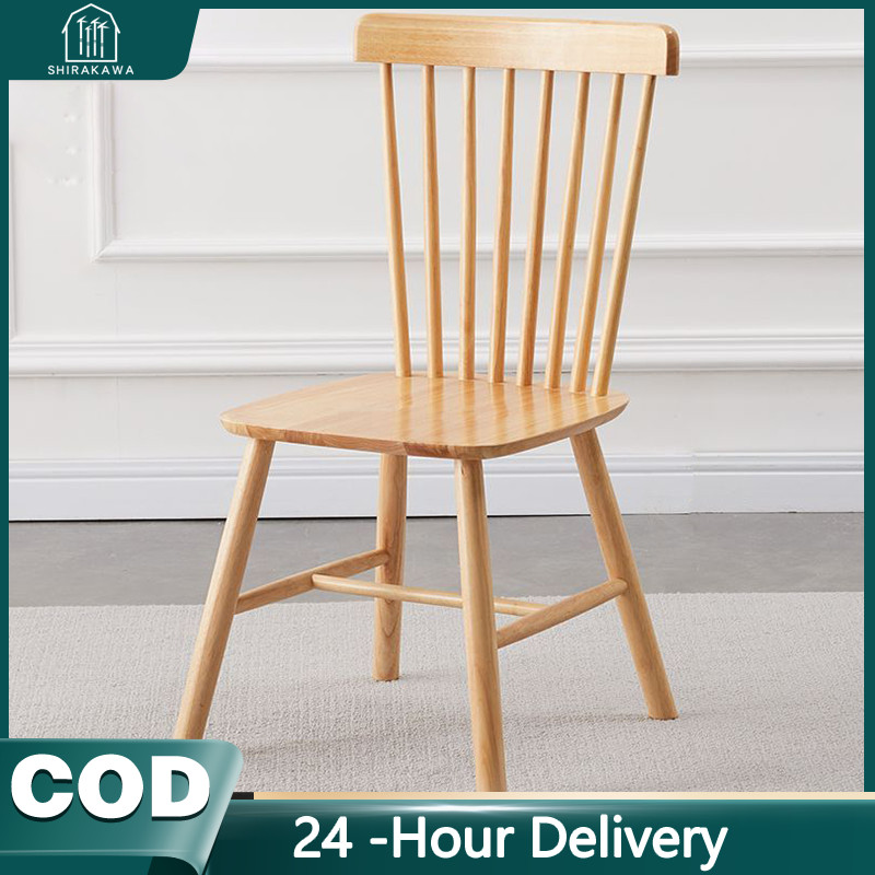 Dining Chair Solid Wood stool 100KG Bearing Wooden For Dining Table ...