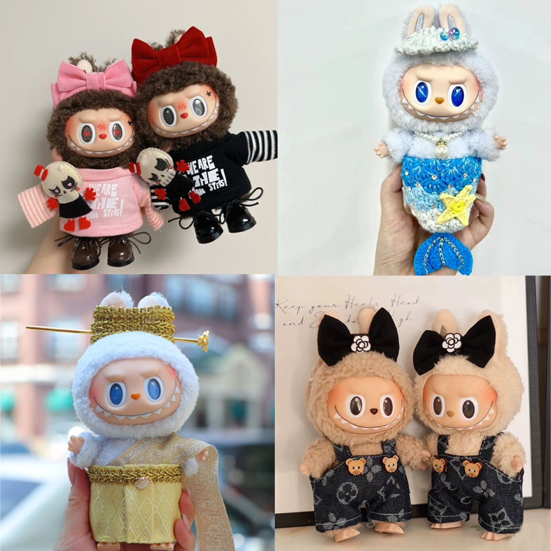 Labubu Heartbeat Valentine's Day Same Clothes Mermaid Handmade Clothes ...