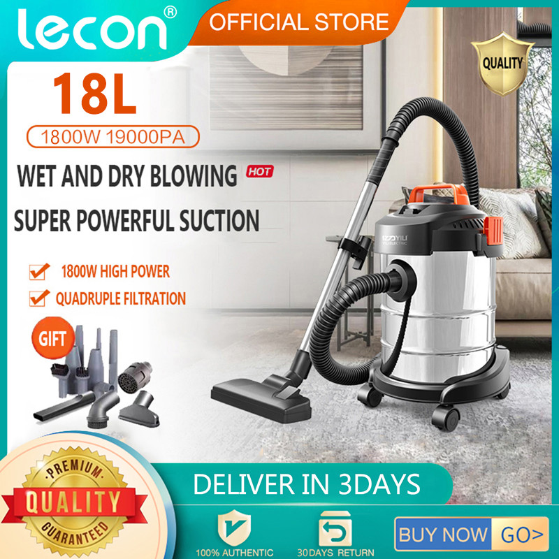 Lecon Three-purpose vacuum cleaner, wet and dry blower, portable bucket ...