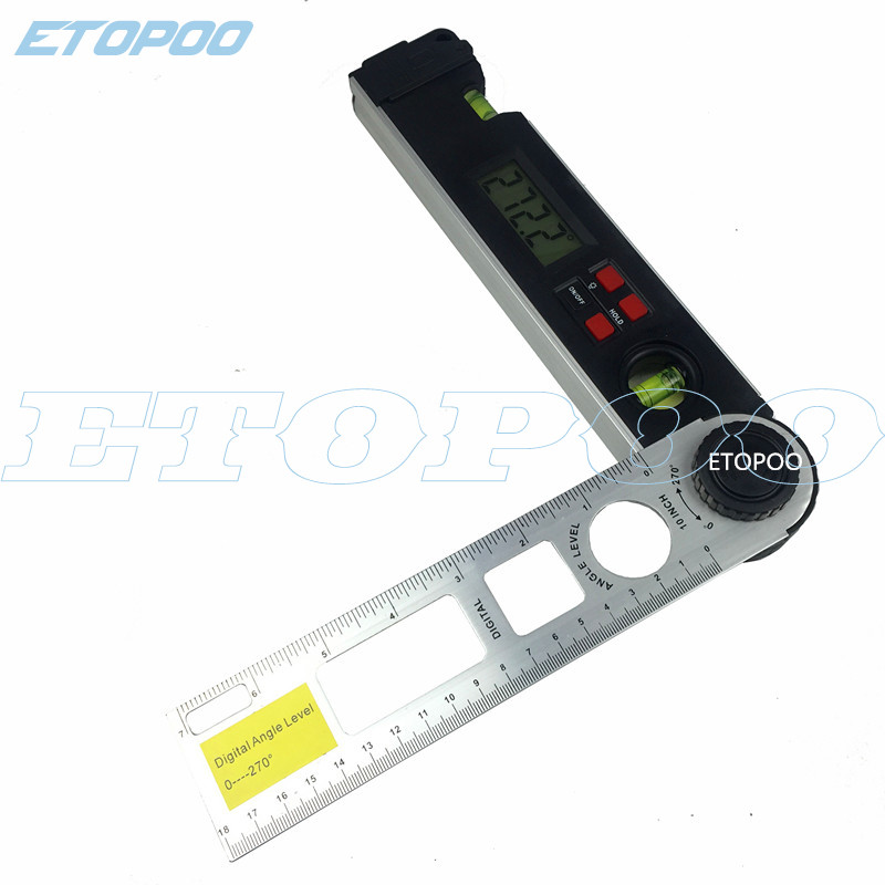 Digital Angle Finder 0-270 degree Gauge Protractor Ruler Miltre Angle ...