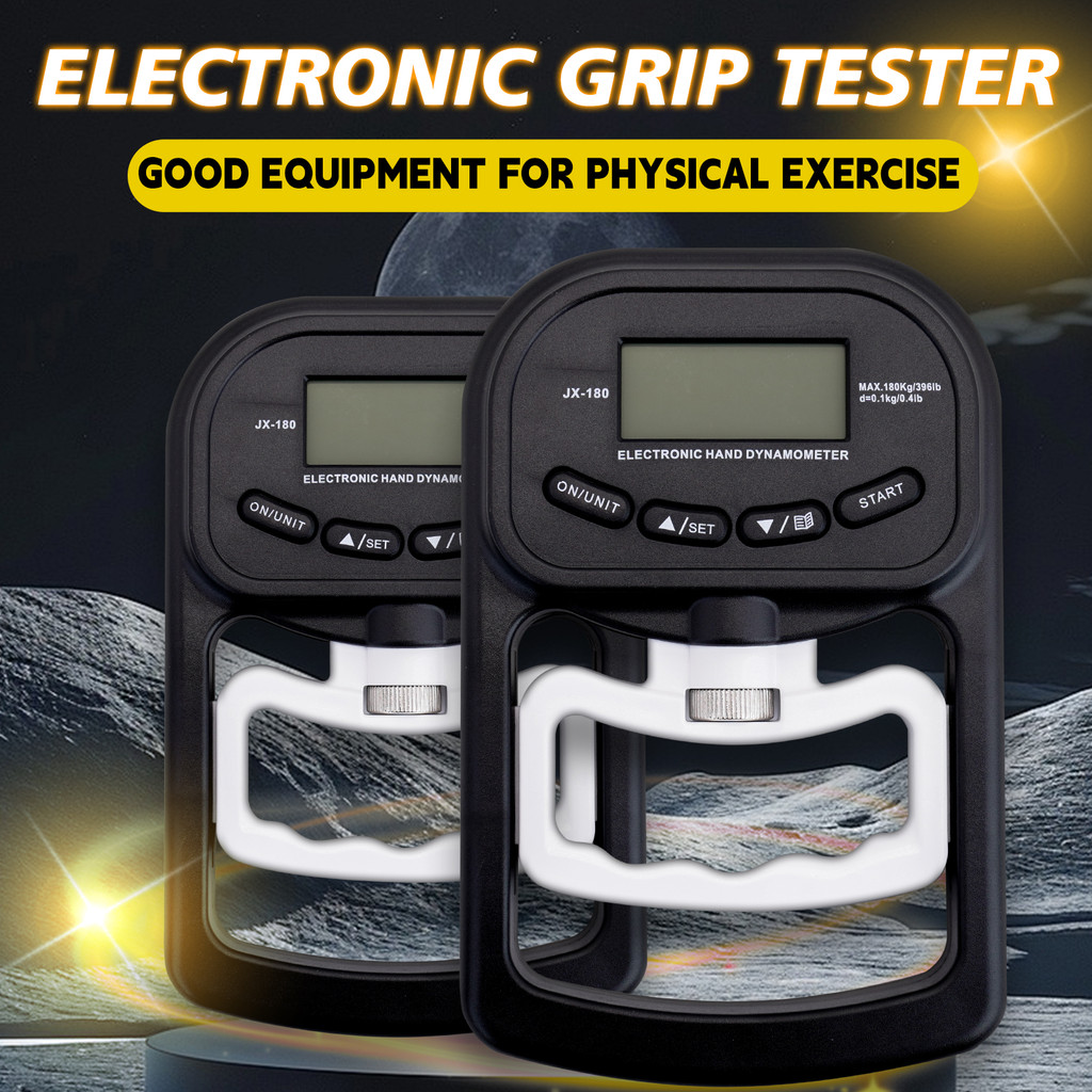 Digital Hand Dynamometer Grips Strength Trainer Electronic Tester Meter ...