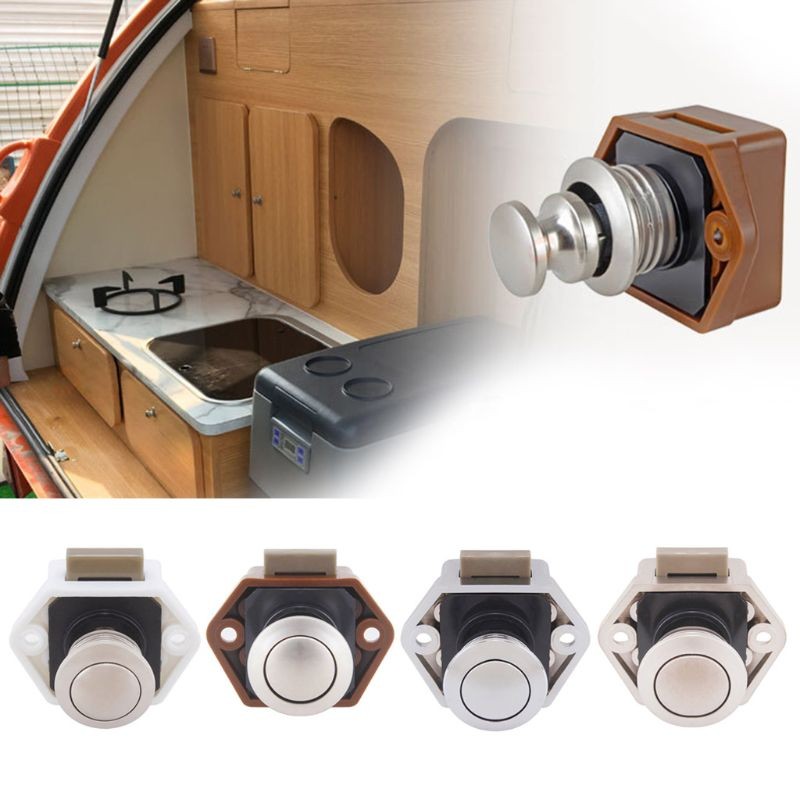 Diameter 20mm Camper Car Push Lock RV Caravan Boat Drawer Latch push ...