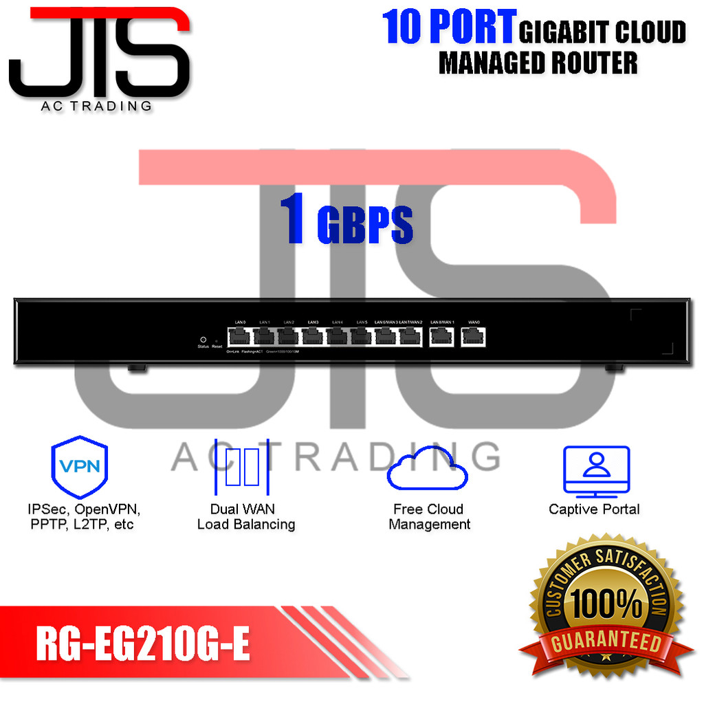 EG210G-E 10-Port Gigabit Cloud Managed Router | Shopee Philippines