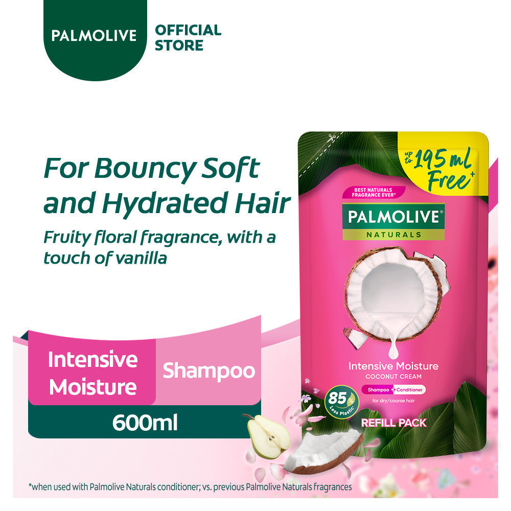 Palmolive Naturals Shampoo - with Coconut Cream, for Dry Hair, 600ml ...