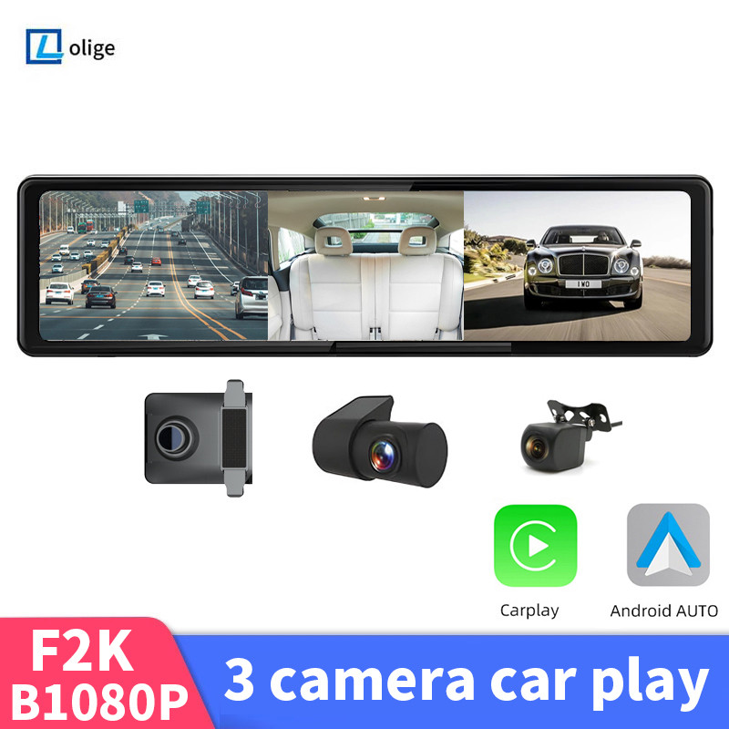Wireless CarPlay Car Monitor Portable 12 Inch Android Auto Tablet ...