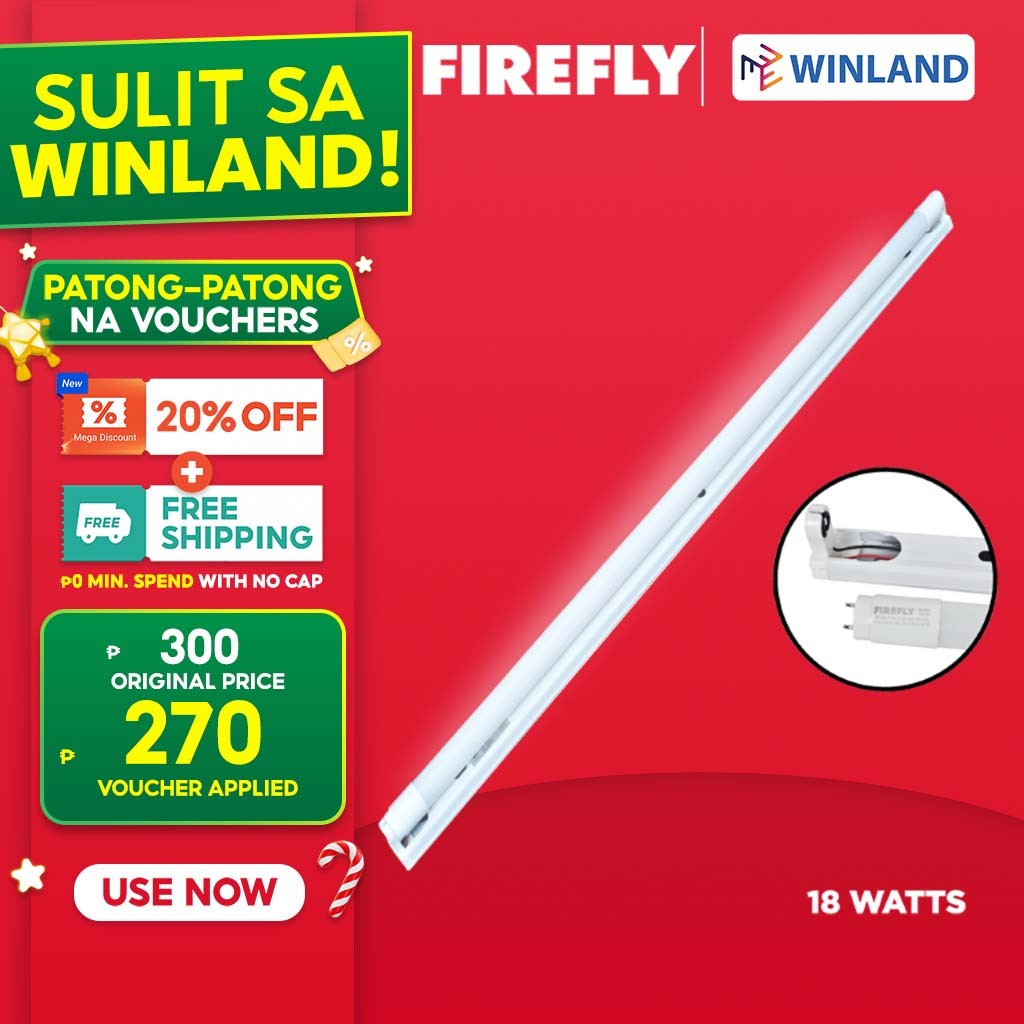 Firefly by Winland T8 Led Tube & Box Type Set 18w LED Lamp EBTS11/DL18 ...