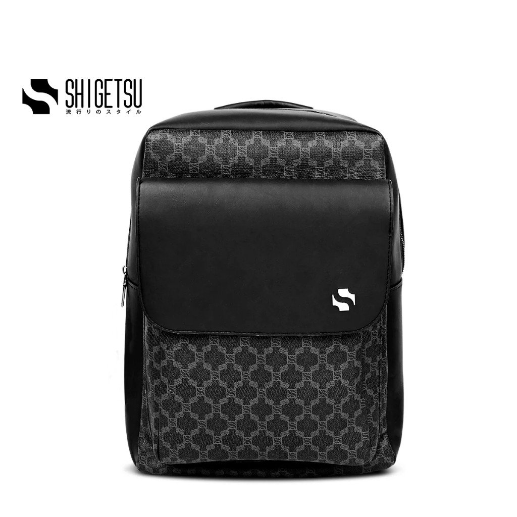 Shigetsu Leather Backpack Collection for Men Bag for School | Shopee ...