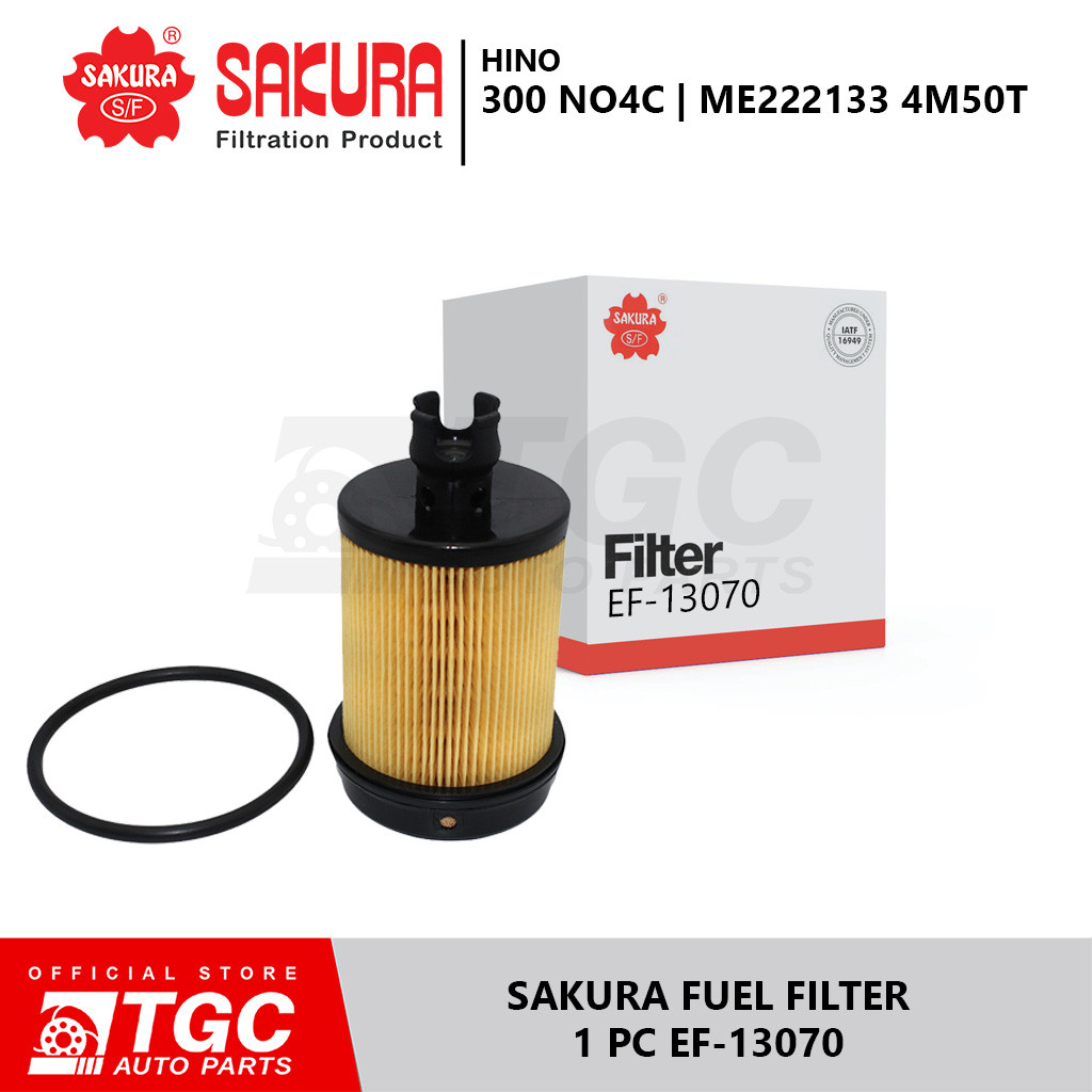 Sakura Fuel Filter Hino 300 NO4C / ME222133 4M50T ( HINO 300 NO4C ) EF ...