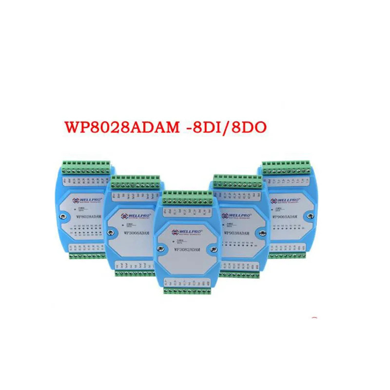 Digital input and output module isolated 8DI/8DO RS485 MODBUS RTU WP8028ADAM NPN | Shopee ...