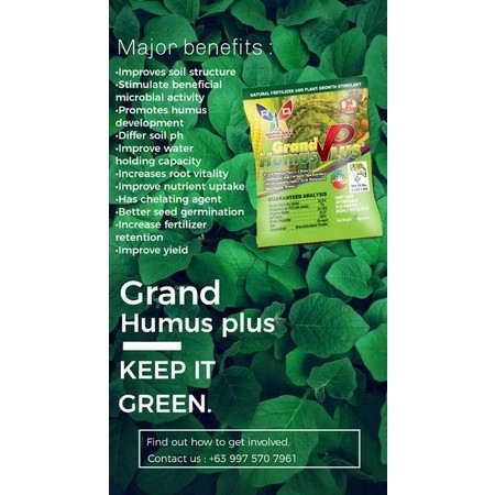 Grand`Wy{Humus+w'Plus)qe/(Organic/N$Soil/G^Conditioner) | Shopee ...