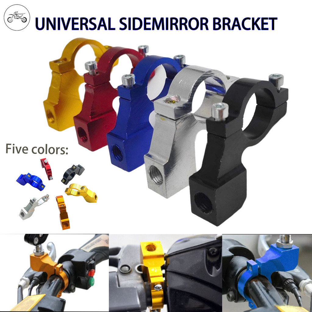 MOTORCYCLE RACING UNIVERSAL 22MM CNC SIDE MIRROR CLAMP HOLDER | Shopee ...