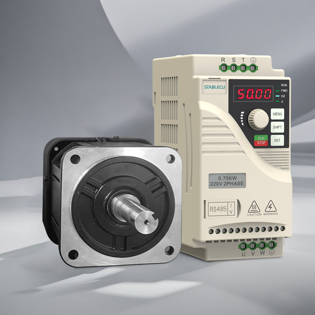 Nini inverter1.5kw 2.2kw 220v VFD inverter single phase to three phase 380v VSD driver for ...