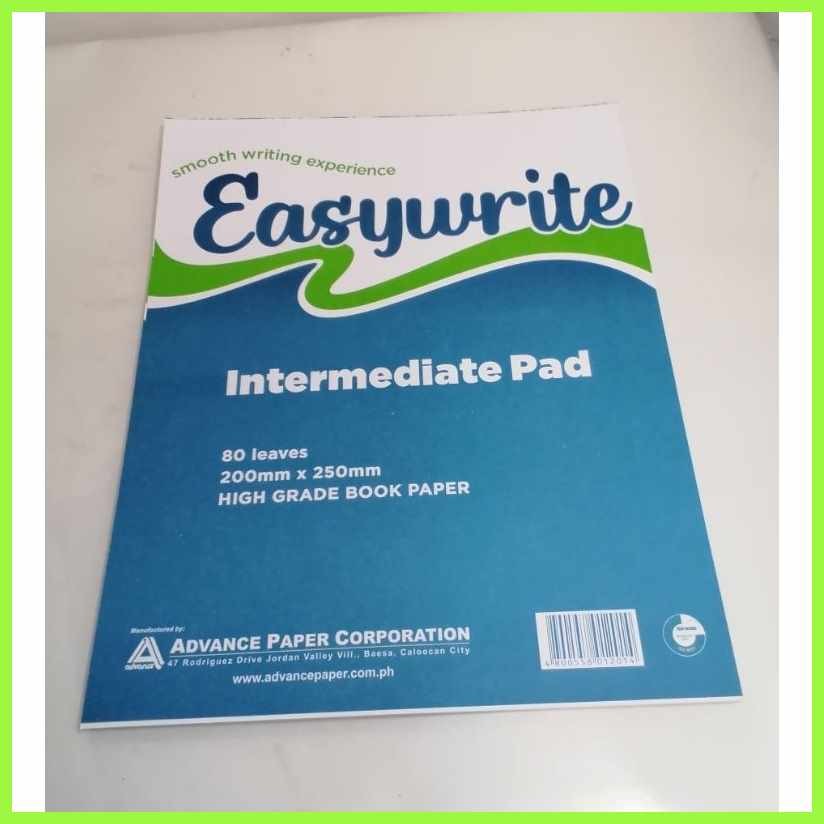 1Pad/Q*Easywrite#Y}Intermediate>sv}Pad | Shopee Philippines