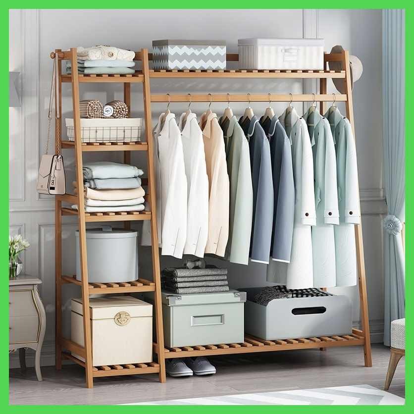 Bamboo;VH UX`eu;Rack&Organizer&Hanging&Rack&Combination&N