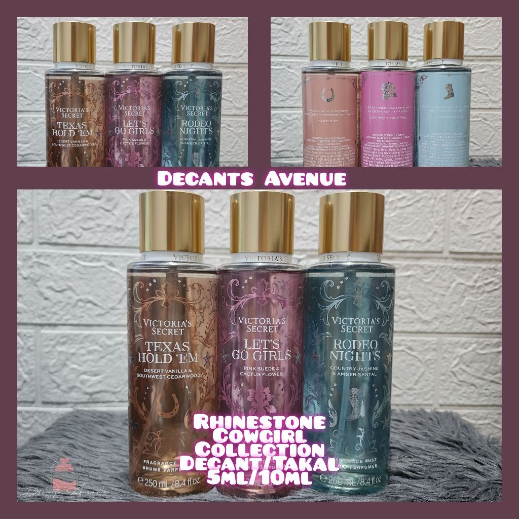 Texas Hold 'Em, Let's Go Girls, Rodeo Nights - Victoria's Secret 1mL ...