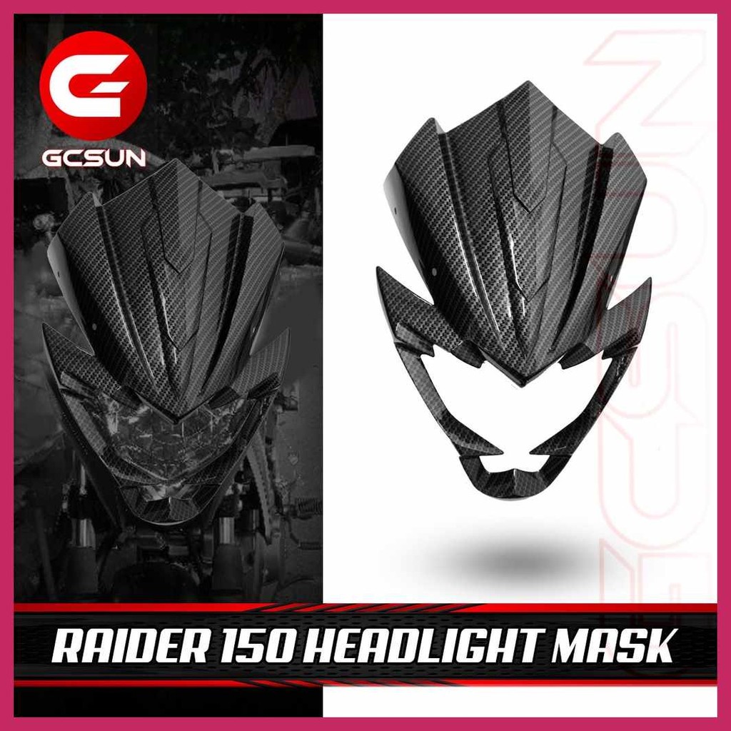RAIDER^mq[150`II;HEADLIGHT&MASK&-&GCSUN | Shopee Philippines