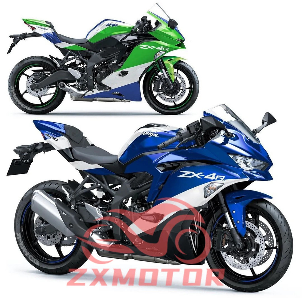 For KAWASAKI ZX25R 19 20 21 22 23 Dirt Motor Trail Bike Fairings Kit ZX4R 2019-2023 Aftermarket ...