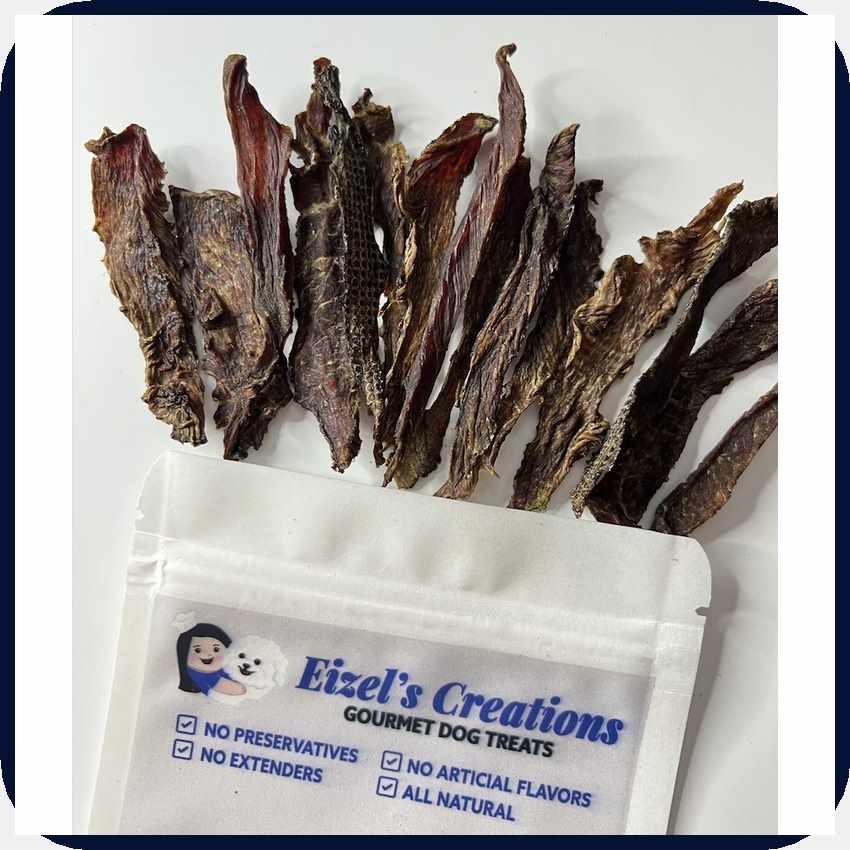 Eizel's[S$Creations!n#Gourmet}ss>Dog)xR>Treats-)Nl>Beef)Cy?Jerky*dI?w ...