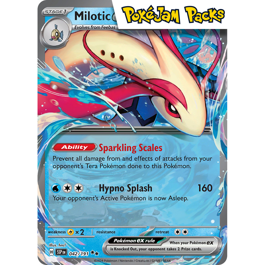 Milotic ex - 042/191 - Ultra Rare - Surging Sparks - Pokémon TCG ...