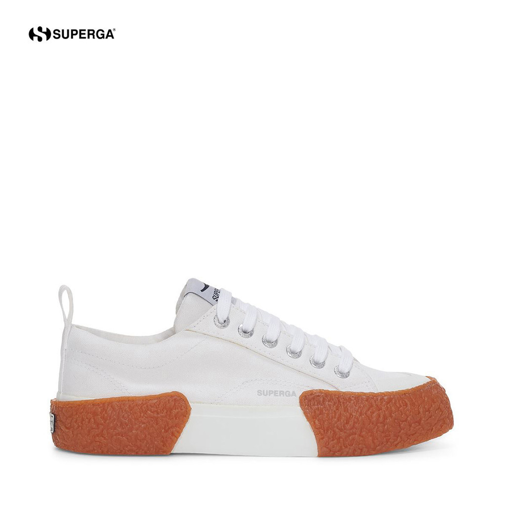 Superga Women's 2660 Stripe Big Bumper Sneakers White-Gum | Shopee ...