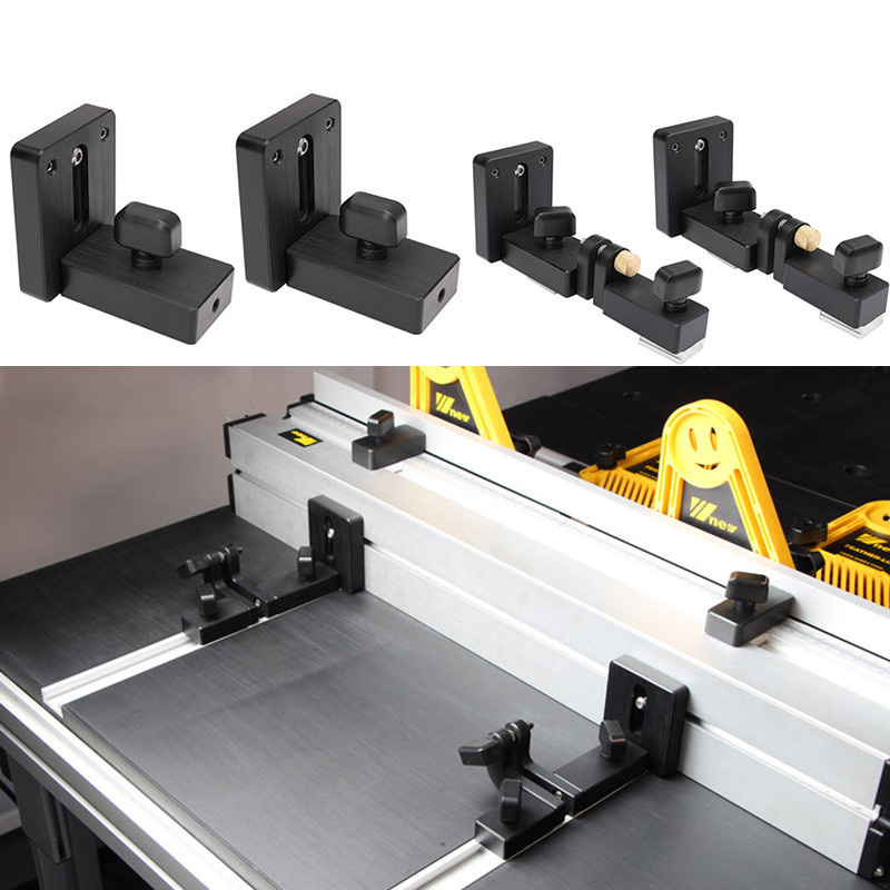 ~Woodworking Profile Fence and T Track Slot Sliding Brackets Miter ...