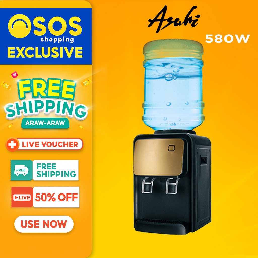 ASAHI Original Table Top Water Dispenser Hot and Normal Function WD-106 ...