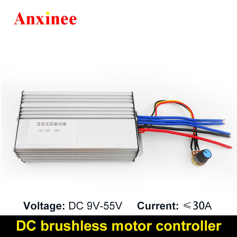 High-power Brushless Motor Controller DC 9-30v/18-55v 30A BLDC Driver ...