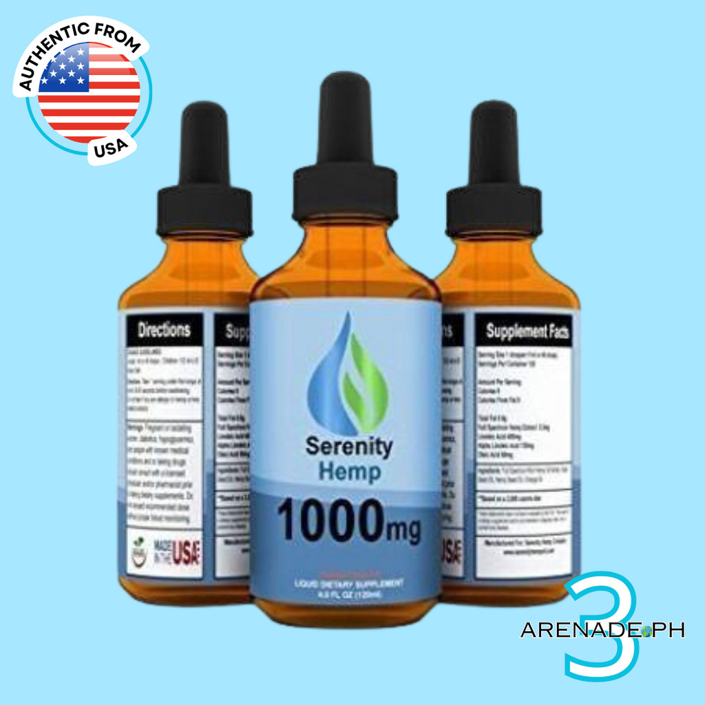 Serenity Oil Liquid Supplement 1000 mg 120 ml (Orange) Certified ...