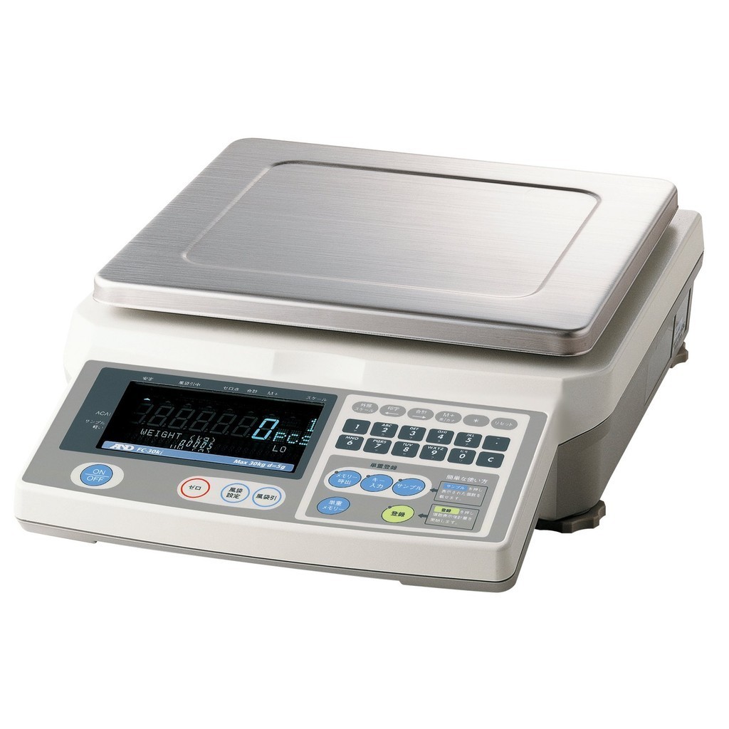 A&D Counting Scale FC-30Ki Capacity 30kg Minimum Display 5g Minimum ...
