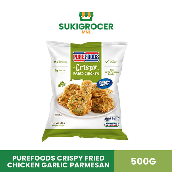 Purefoods Crispy Fried Chicken Garlic Parmesan 500G | Shopee Philippines