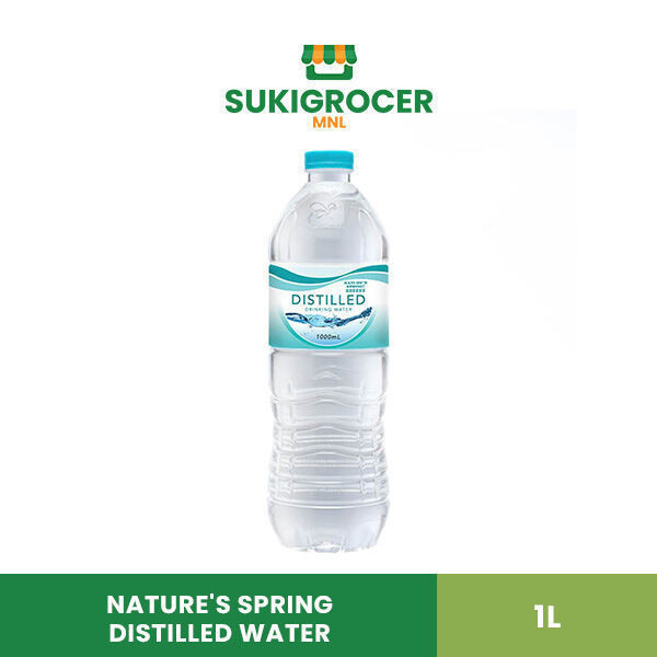 Nature's Spring Distilled Water 1L | Shopee Philippines